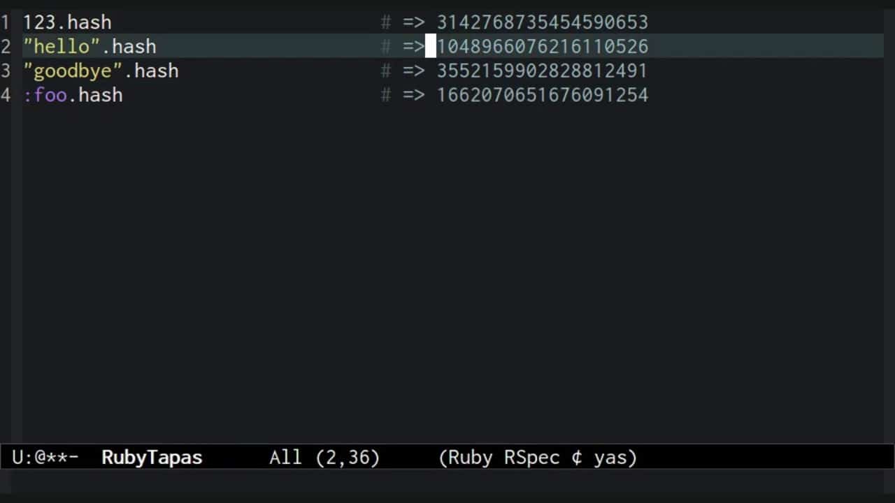 Episode #203: Hash Table – RubyTapas